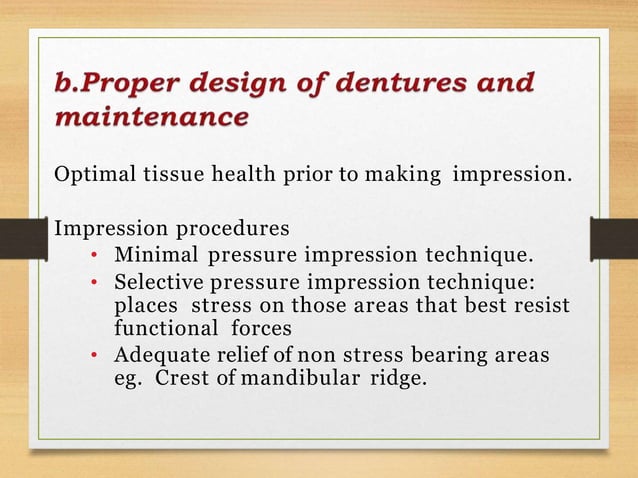 Residual ridge resorption | PPTX | Dental Health | Diseases and Conditions