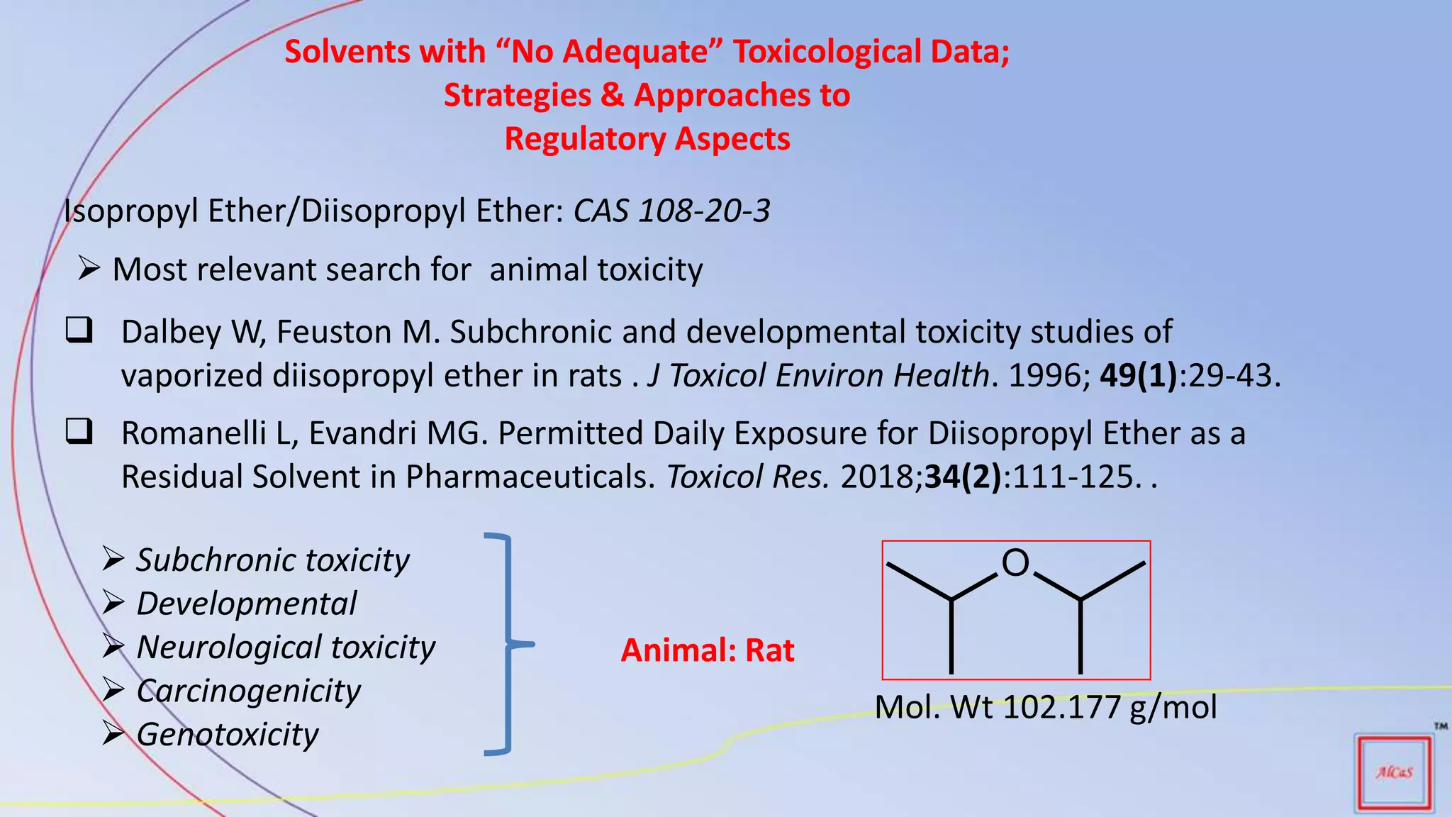 Residual solvent analysis, part 3 Solvents’ Limit in Pharmaceuticals ...