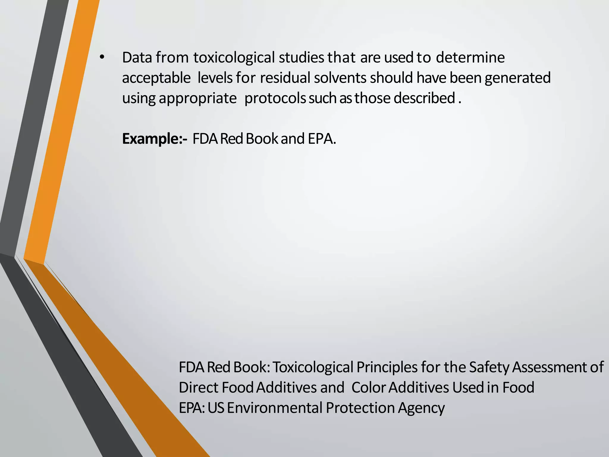 Residual solvents as impurities | PPTX