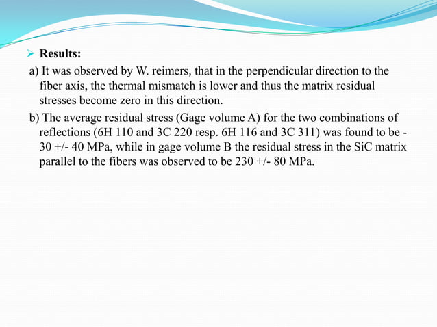 Residual Stress Analysis By High Energy Synchrotron Radiation.Ppt