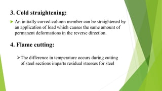 Residual stresses in steel | PPT