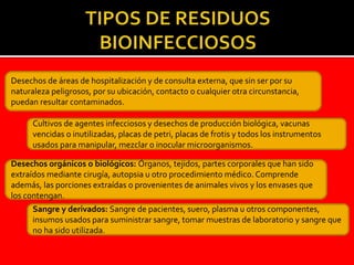 Residuos biologicos presentacion | PPTX