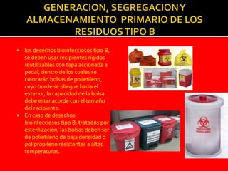 Residuos biologicos presentacion | PPTX