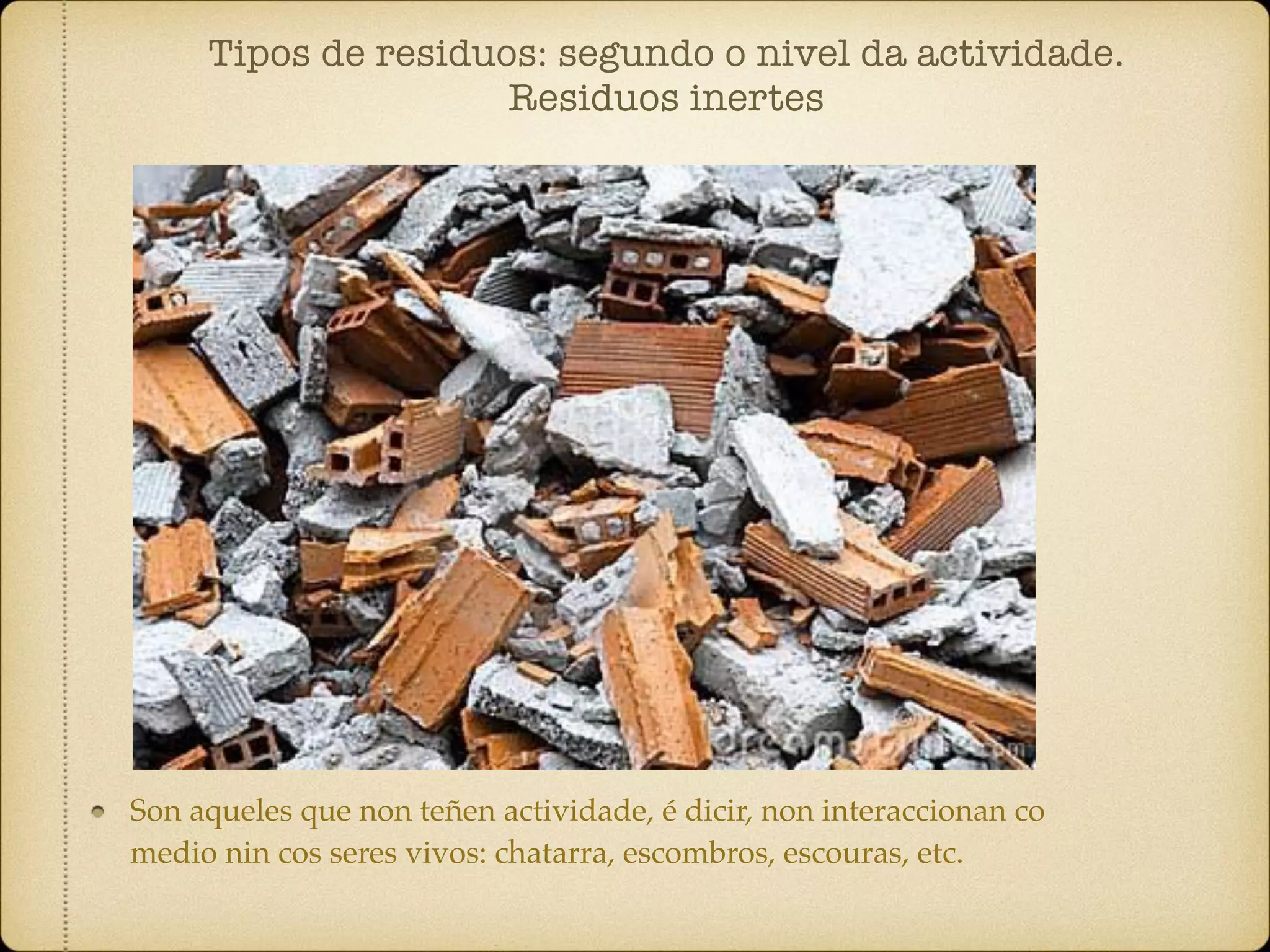 Residuos clasificacion | PPT