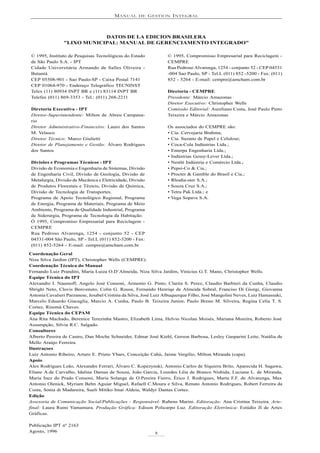 Residuos solidos urbanos manual de gestion uruguay brasil | PDF