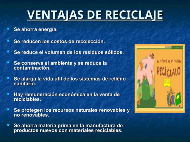 RESIDUOS POWER POINT DIAPOSITIVAS Y RECICLAJE.ppt