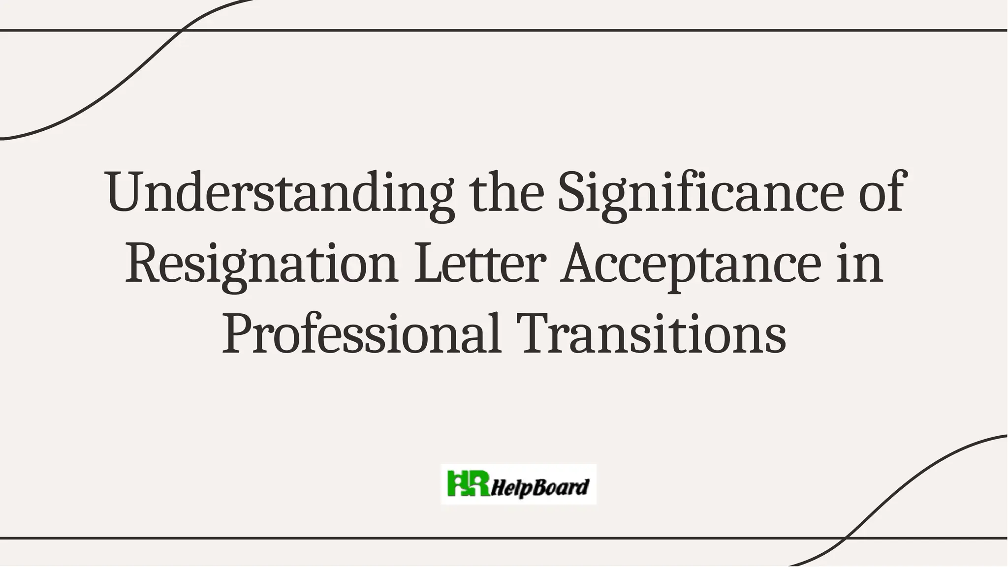 Resignation Acceptance Letter, Accepting Resignation Letter | PPT