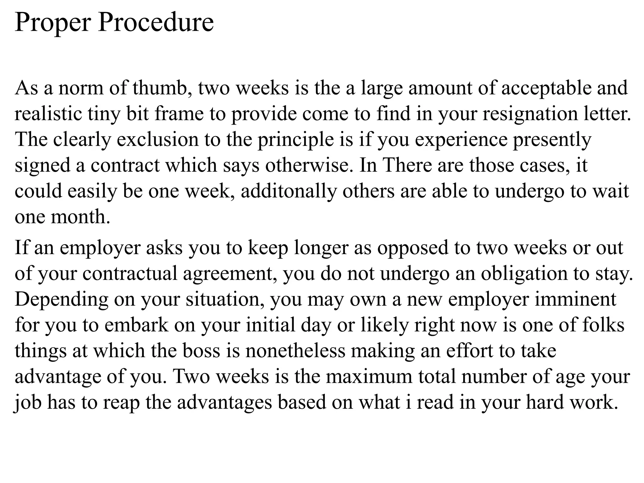 Resignation letter | PPTX