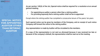 Resignation of Auditor | PPTX