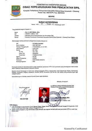 Resi ktp ade septian | PDF