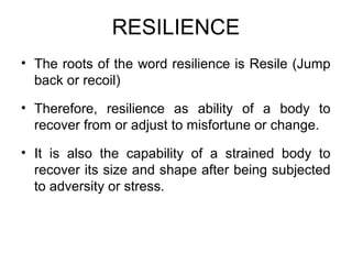 Resilience | PPT