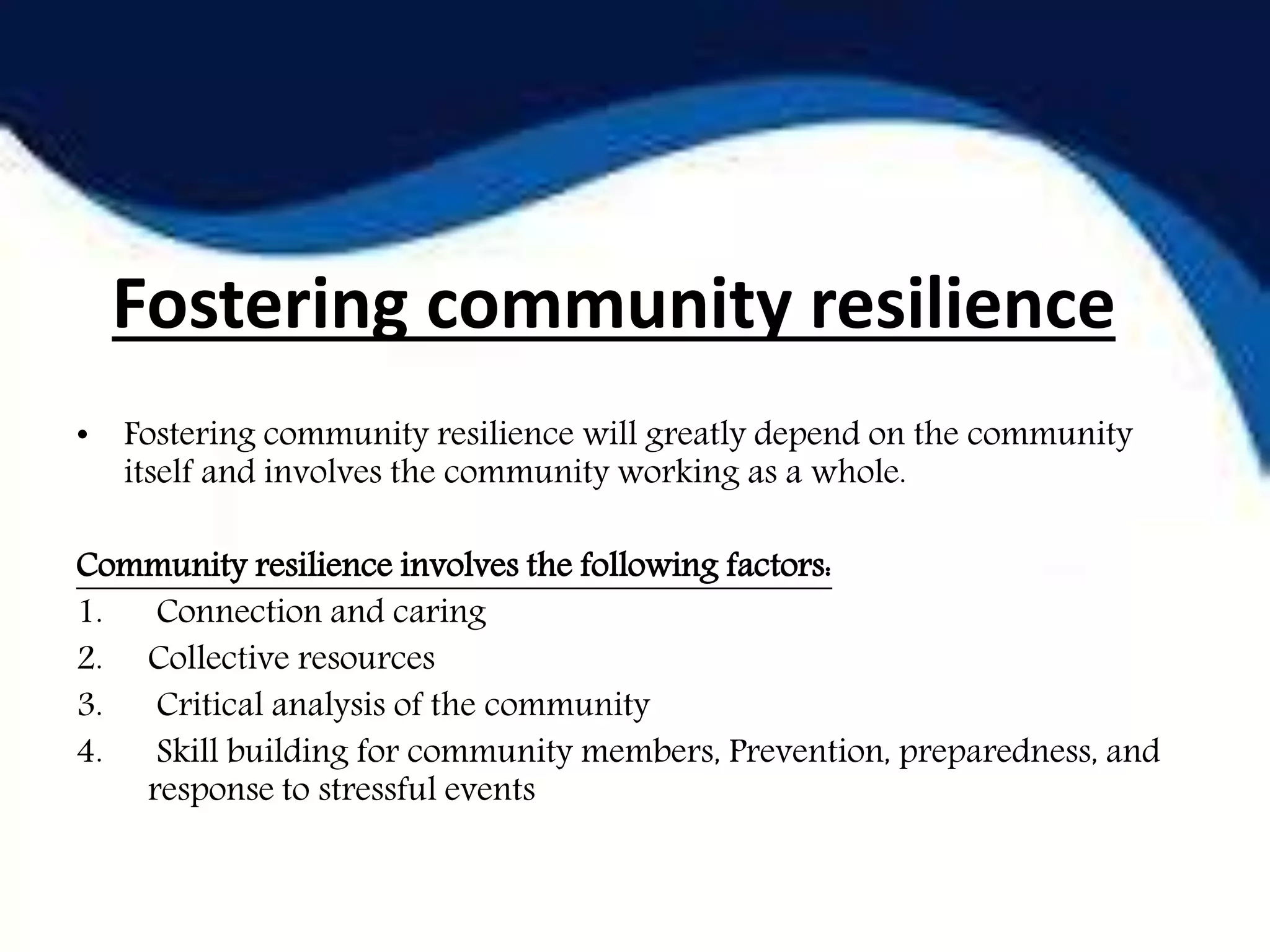 Resilience | PPTX