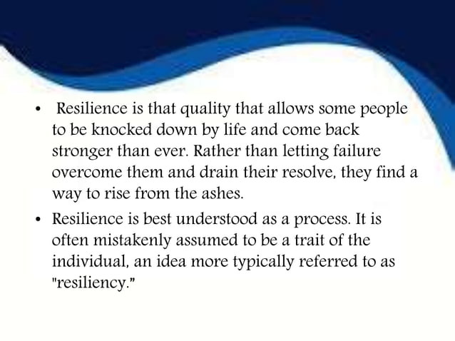 Resilience | PPTX