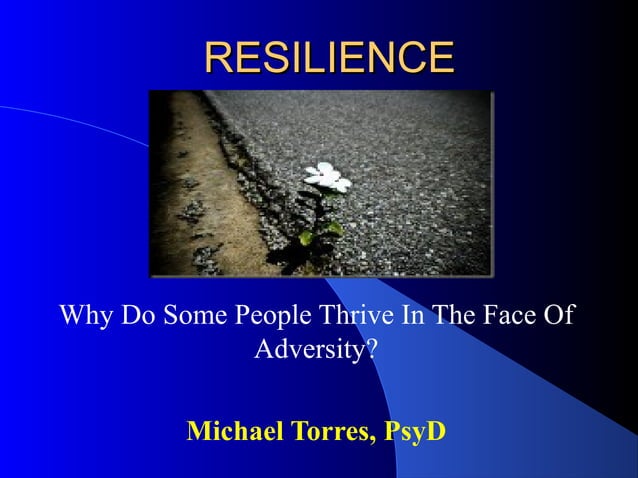 Resilience | PPT