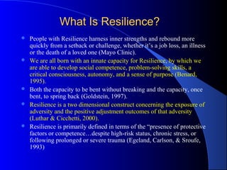Resilience | PPT