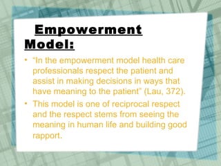 Resilience and empowerment | PPT