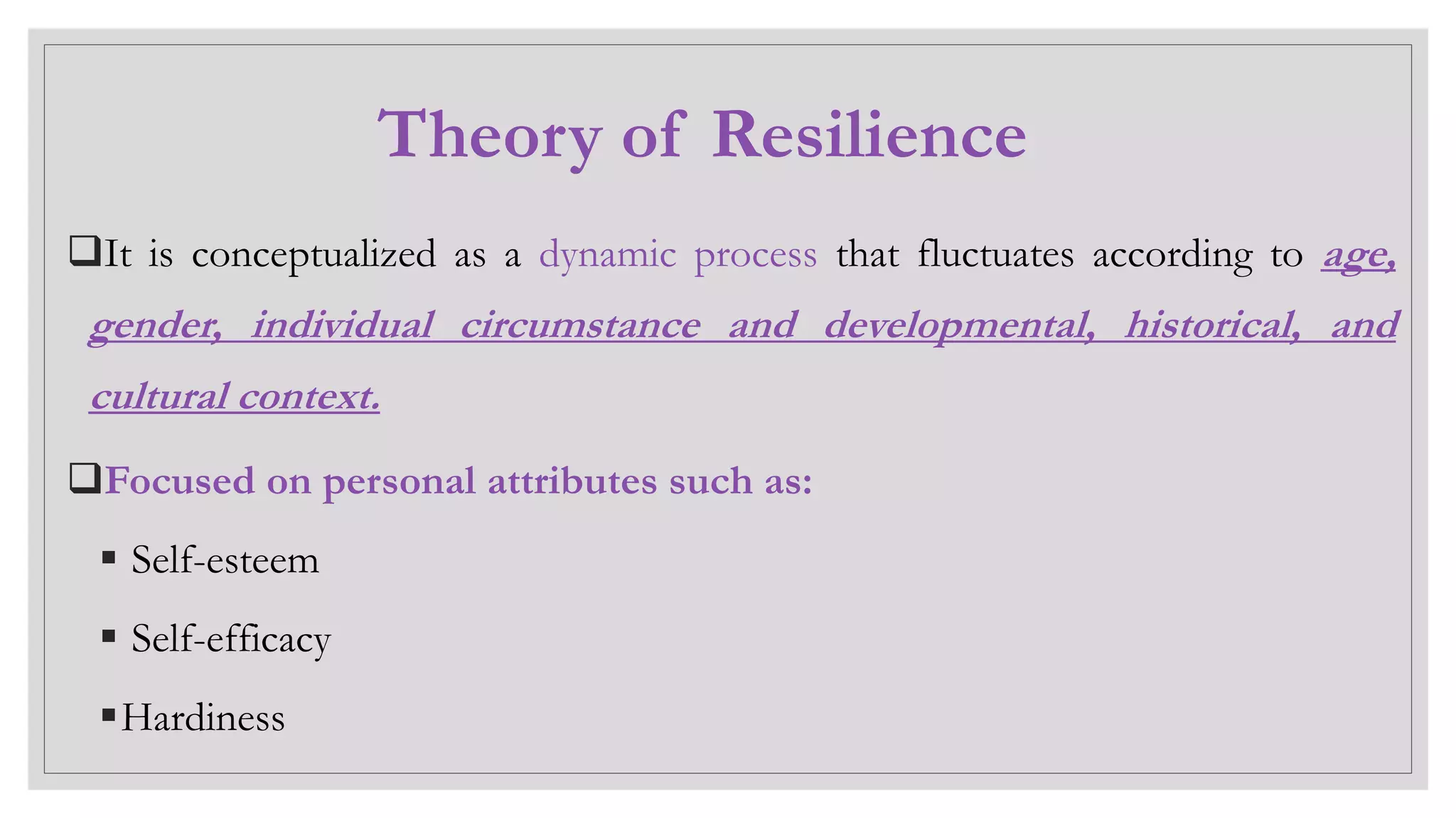 Resilience | PPTX