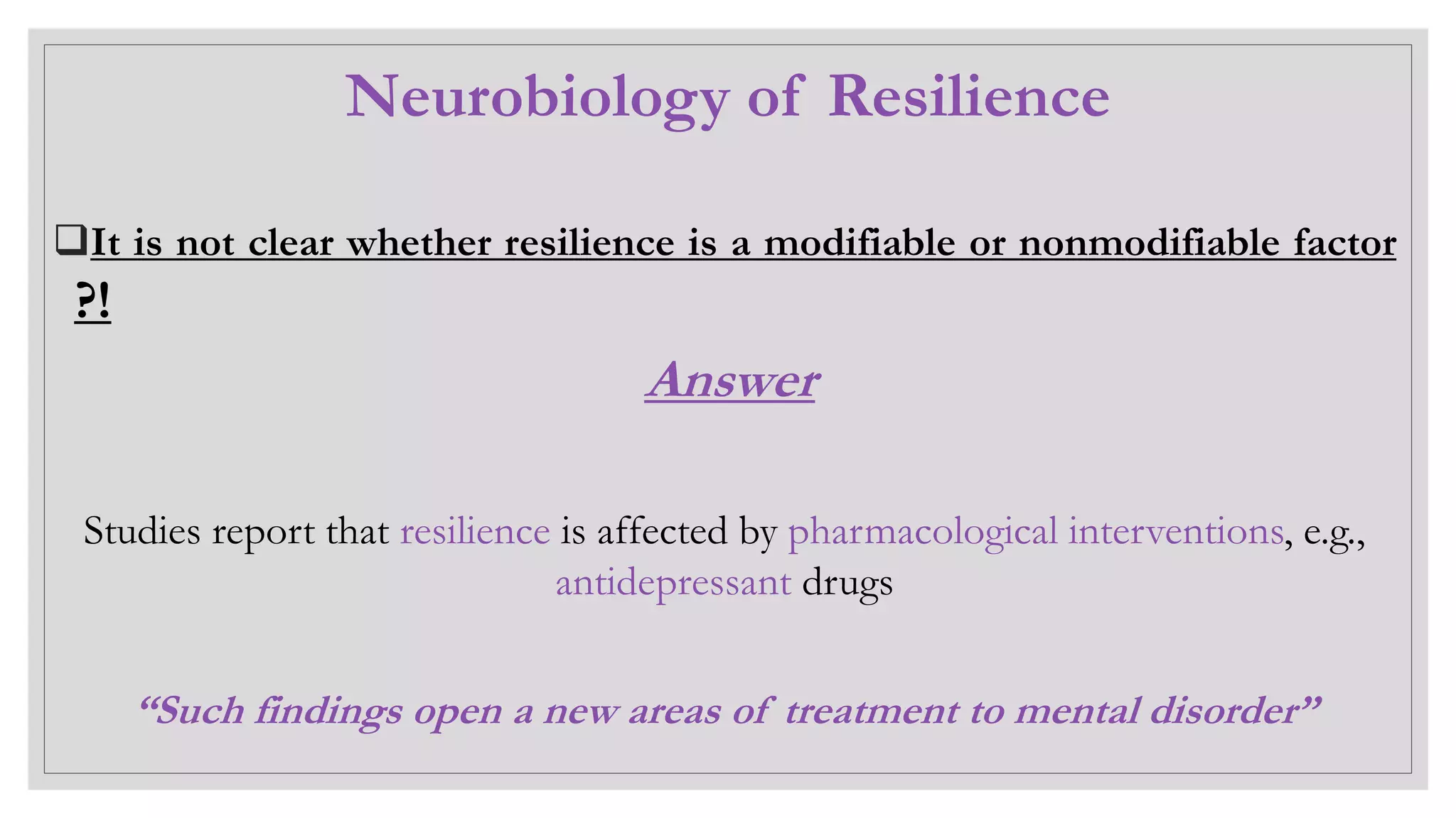 Resilience | PPTX