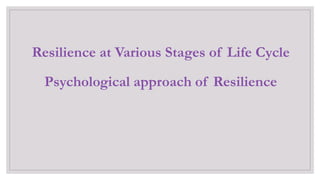Resilience | PPTX