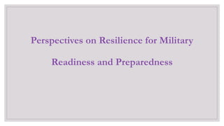 Resilience | PPTX