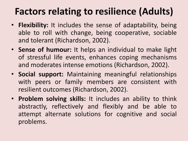 Resilience.pptx | Mental Health | Diseases and Conditions