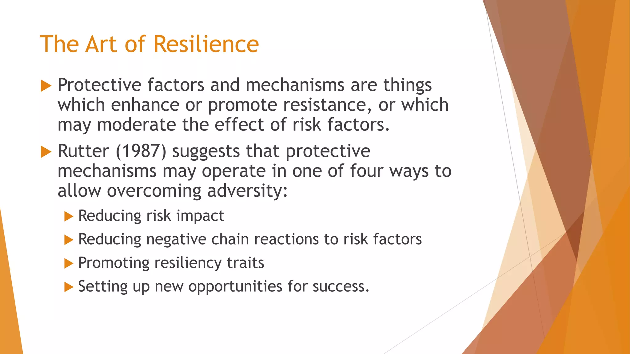 Building Resilience for Recovery | PPTX