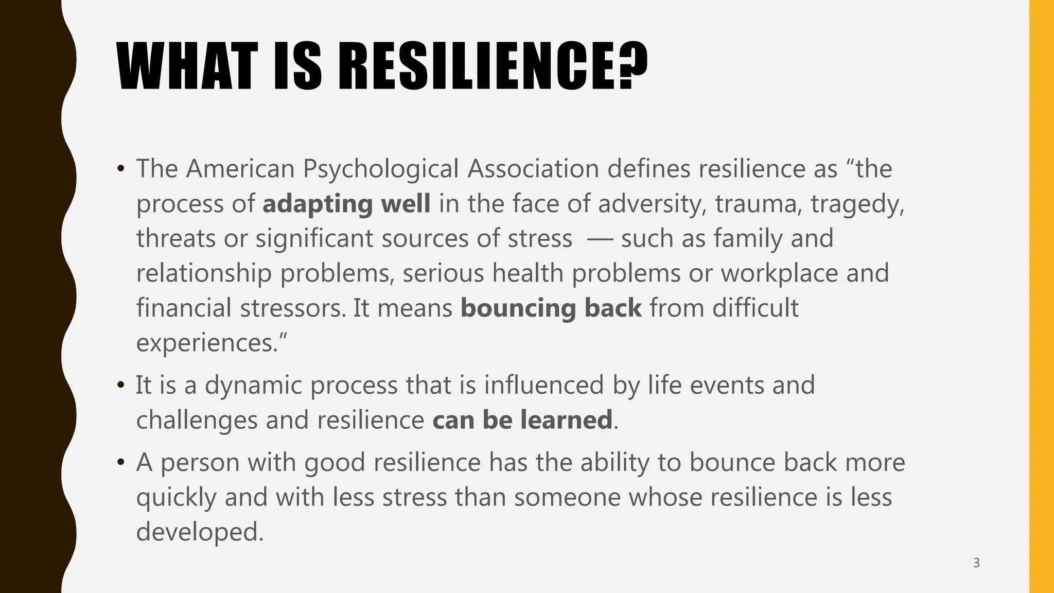Resilience | PPTX