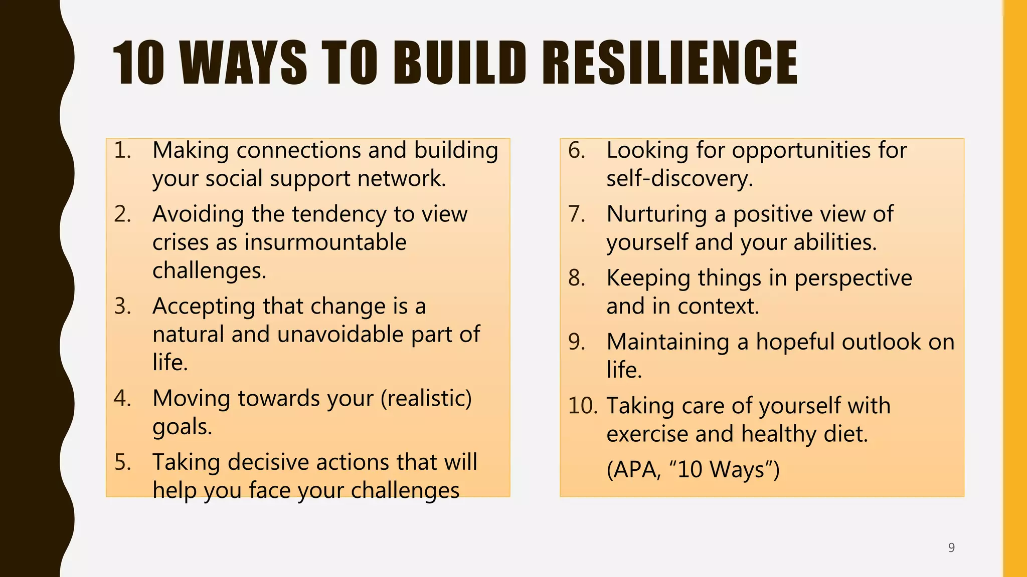 Resilience | PPTX