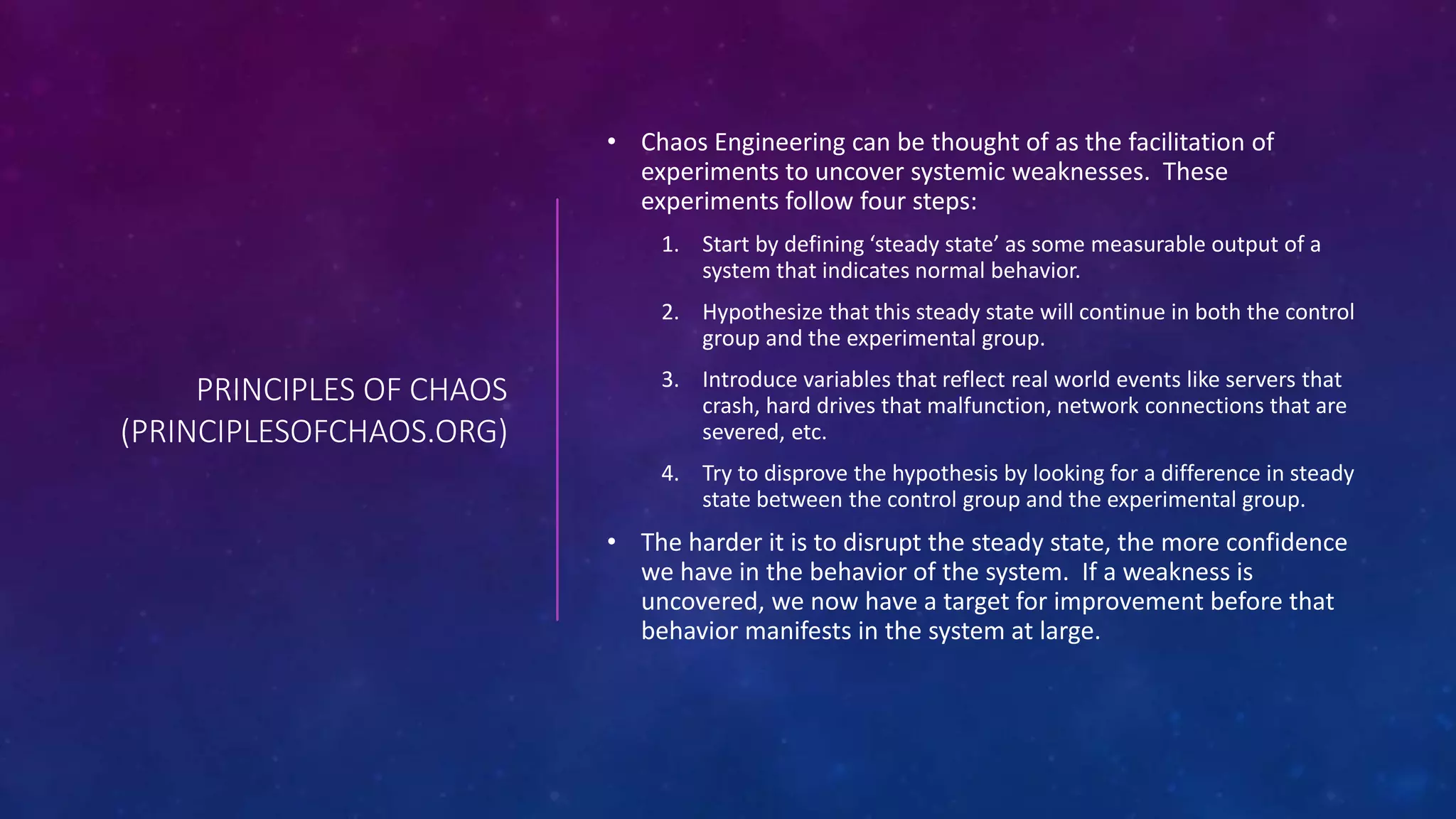 Resilience and chaos engineering | PPTX