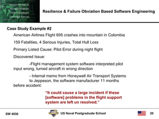 Resilience And Failure Obviation Software Engineering | PPT