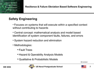 Resilience And Failure Obviation Software Engineering | PPT