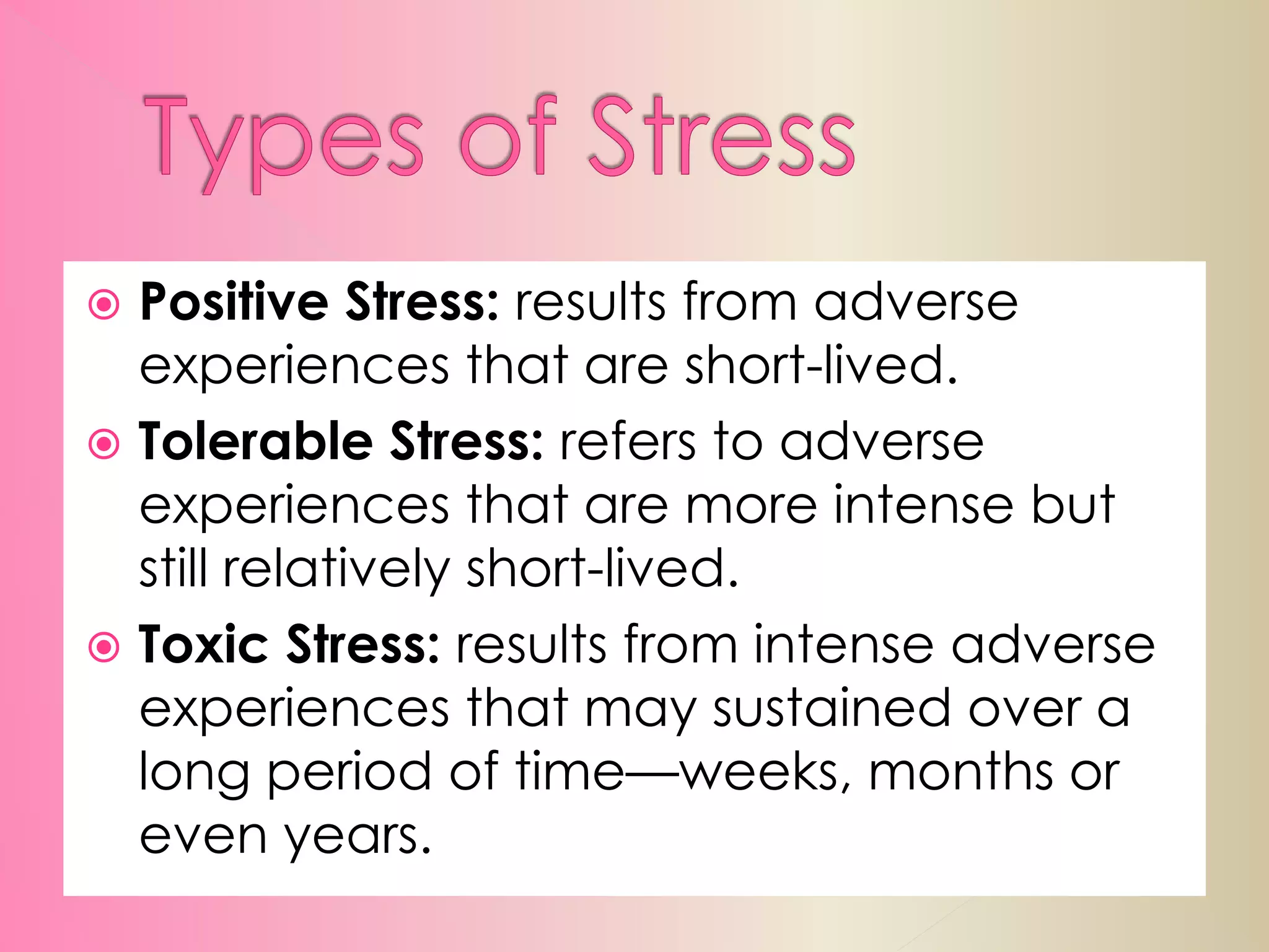 Resilience and stress | PPTX