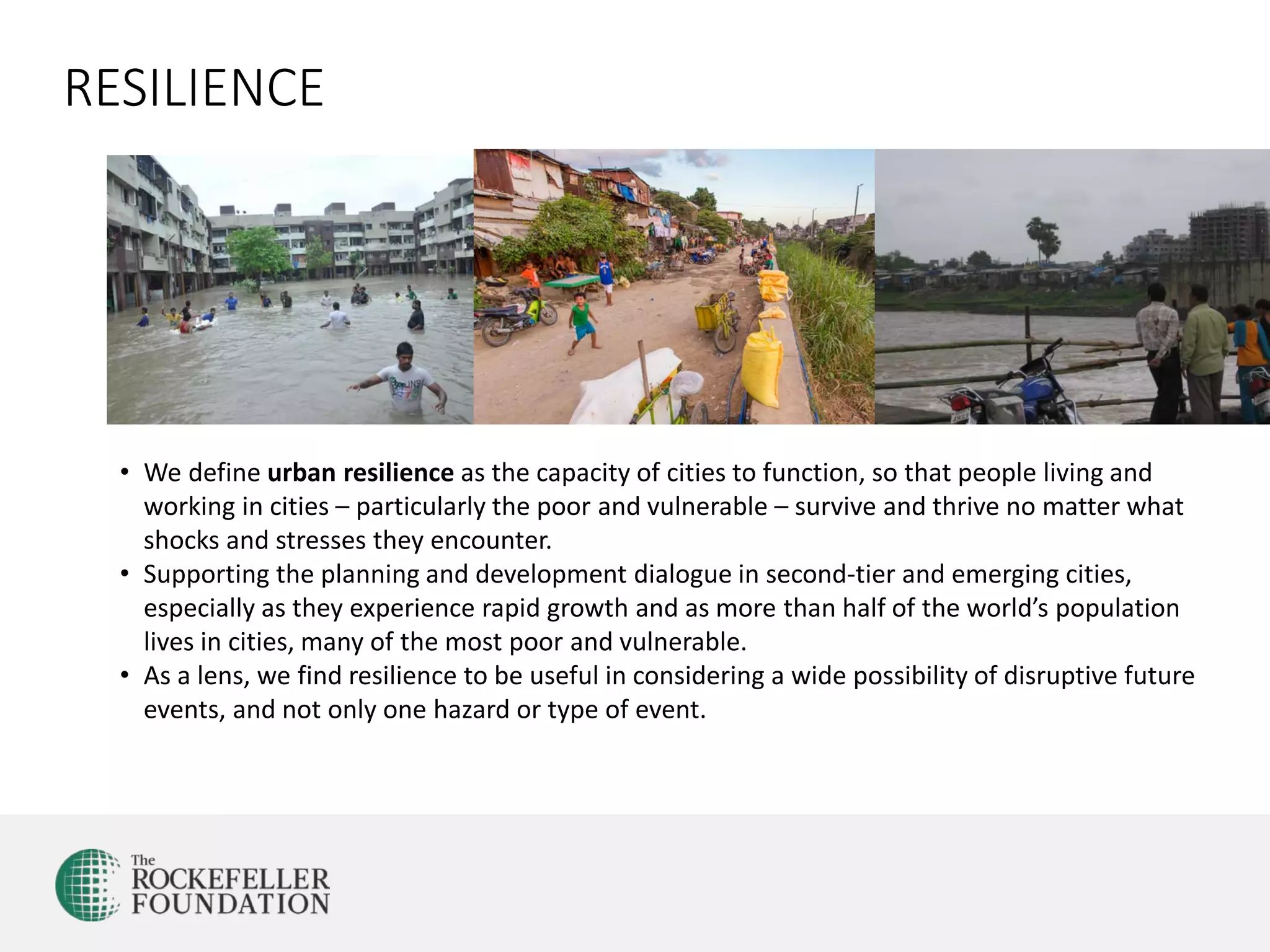 Resilience and the Urban Nexus | PPT