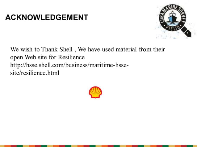 Resilience brief bsm | PPT