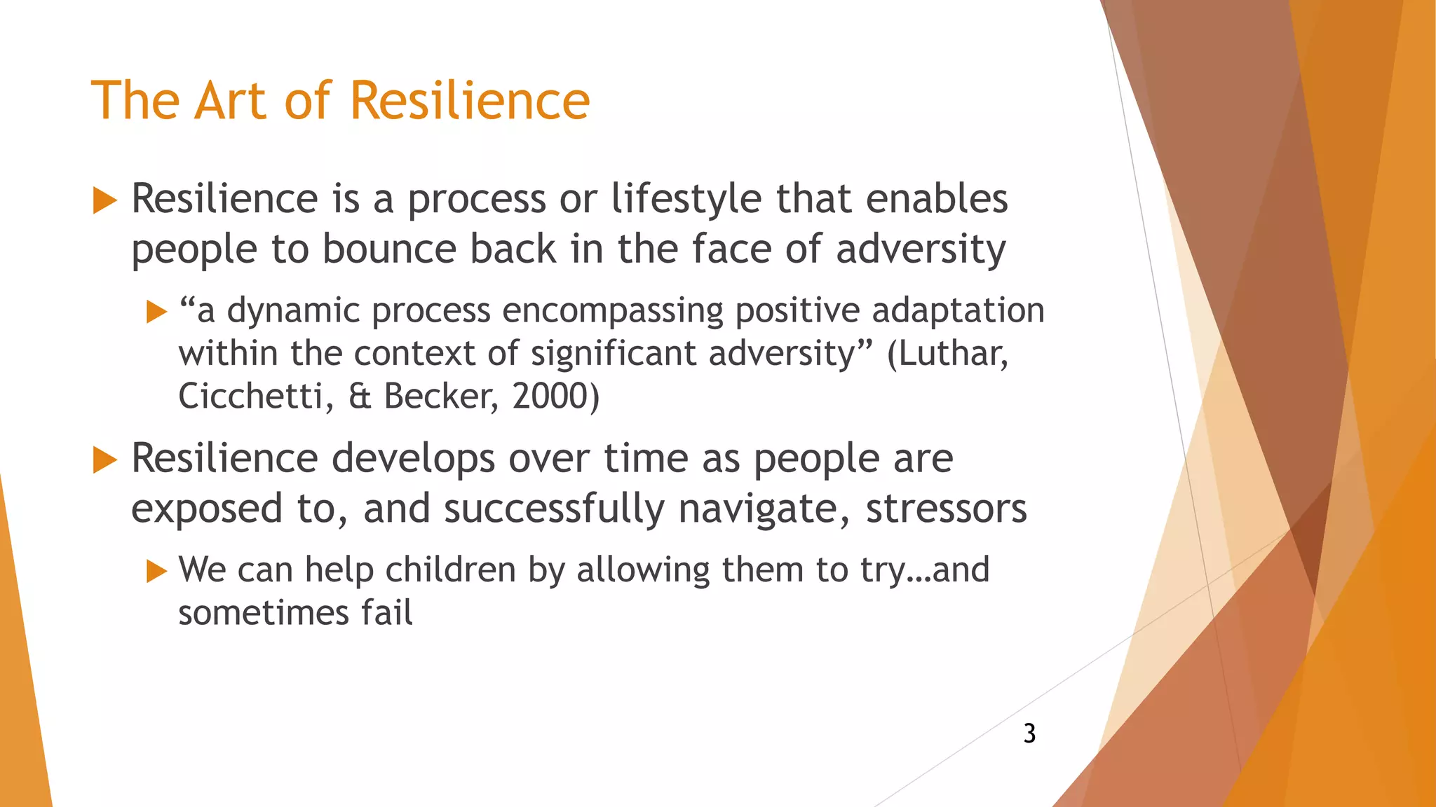 Building Resilience in Children | PPTX