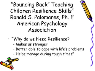 Resilience in students | PPT