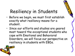 Resilience in students | PPT