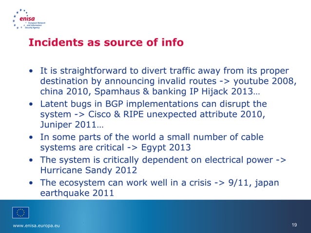 Resilience of the Interdomain Routing System | PPT