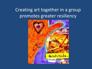 Drawing the Line, Building Resiliency, and Creating Art, an art therapy ...