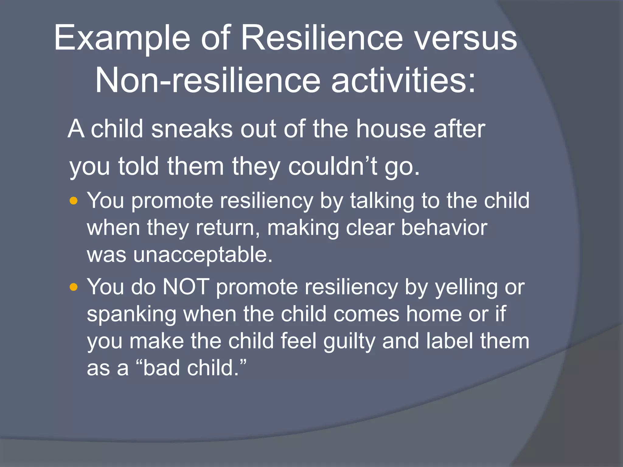 Resilience presentation | PPTX