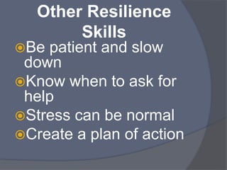 Resilience presentation | PPTX