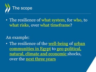 Resilience systems analysis (1) | PPTX