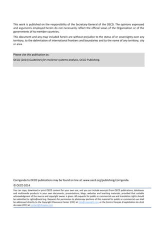 Guidelines for Resilience Systems Analysis: How to analyse risk and ...