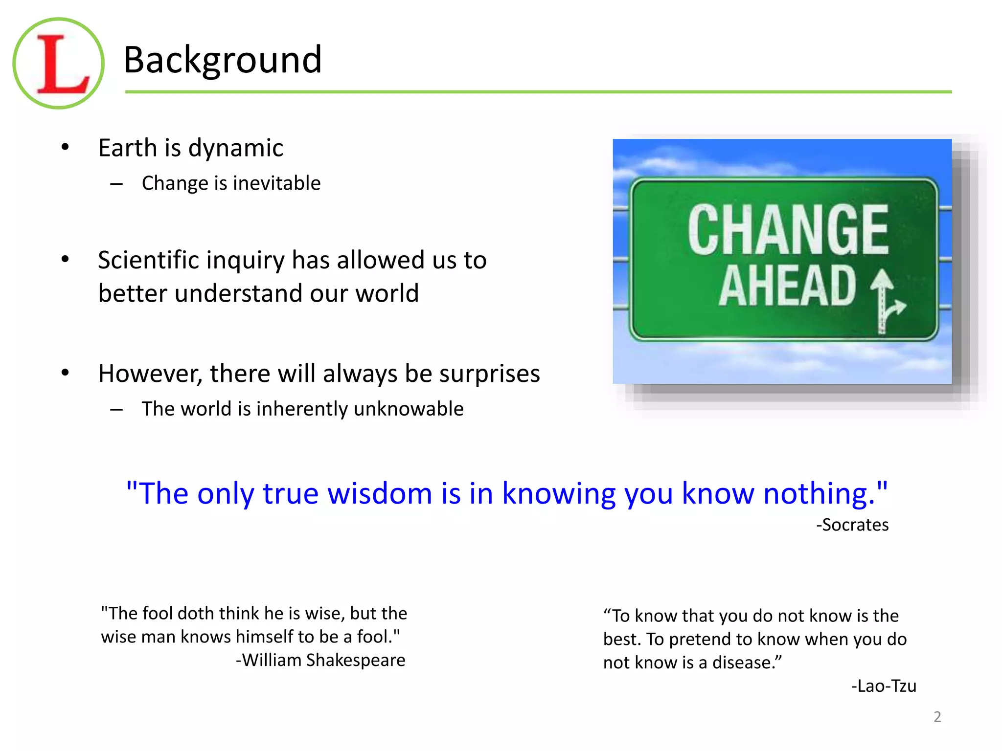 Resilience Thinking: Preparing for the Unknown | PPTX