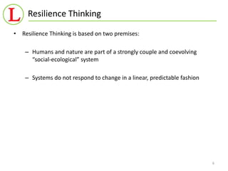 Resilience Thinking: Preparing for the Unknown | PPTX