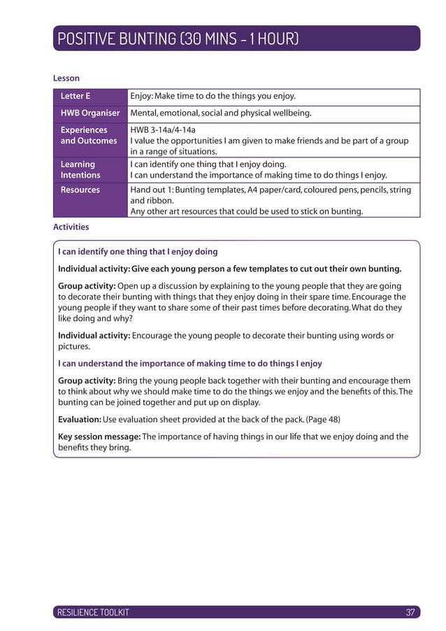Resilience toolkit (mod3 lect1) | PDF