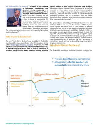 Resilience Week 2016 Hosted by The Rockefeller Foundation | PDF
