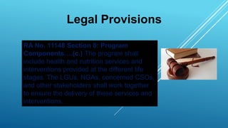 Resiliency of Program Components in Nutrition and Breastfeeding by ...