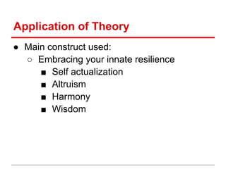 Resiliency Theory | PPT