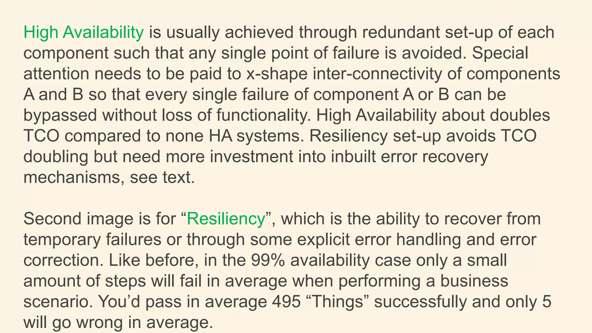 Resiliency vs High Availability vs Fault Tolerance vs Reliability | PPTX